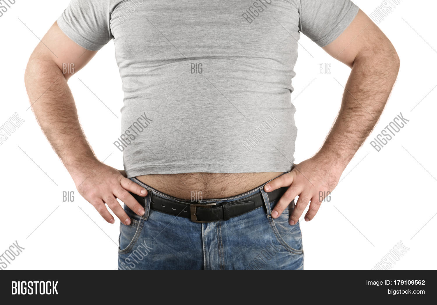 Man Big Beer Belly On Image & Photo (Free Trial) | Bigstock