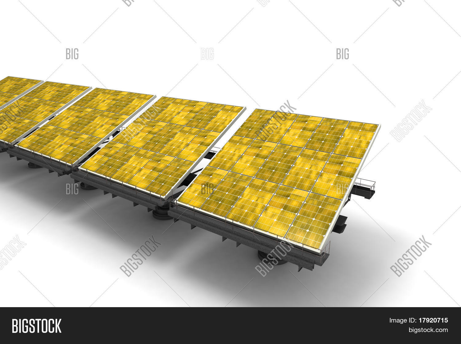 Row Yellow Solar Image & Photo (Free Trial) | Bigstock
