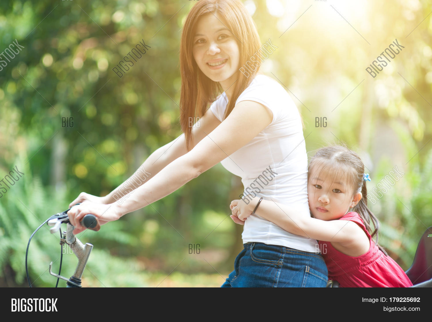 Mother Daughter Riding Image & Photo (Free Trial) | Bigstock