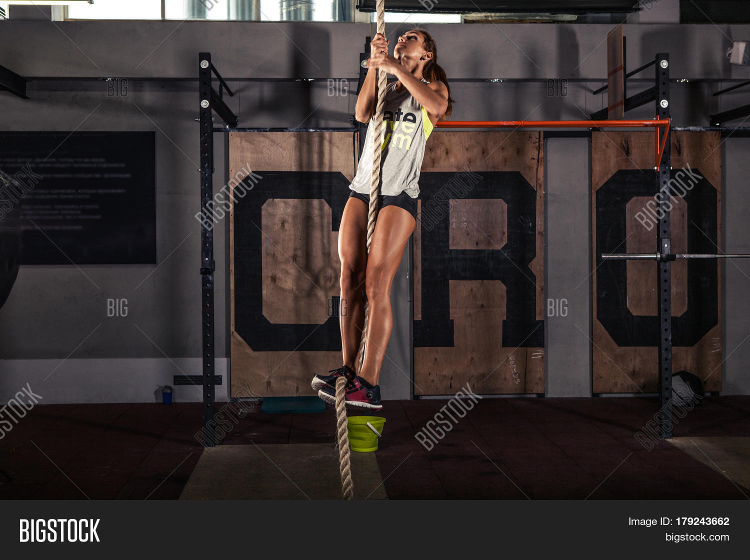 Fitness Rope Climb Image & Photo (Free Trial) | Bigstock
