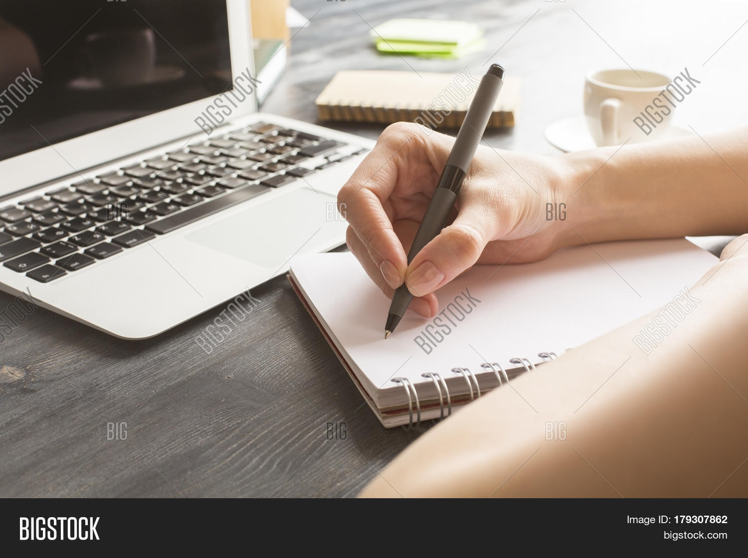Lady Writing Notepad Image & Photo (Free Trial) | Bigstock
