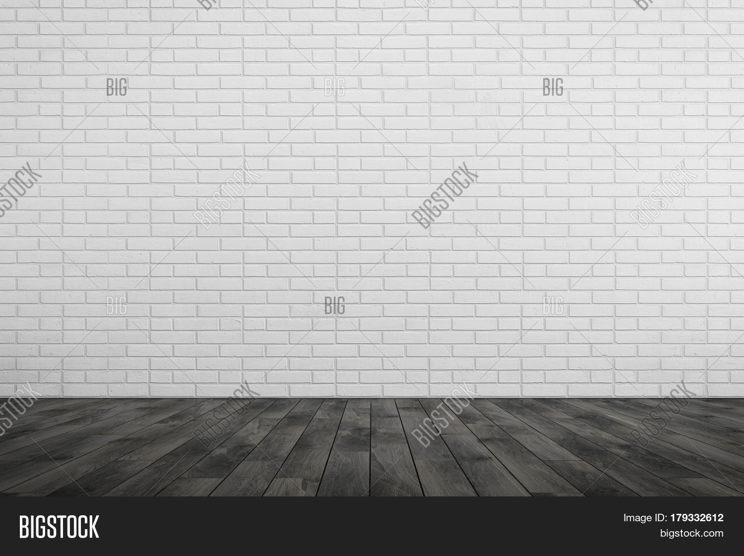 Empty Room White Brick Image & Photo (Free Trial) | Bigstock