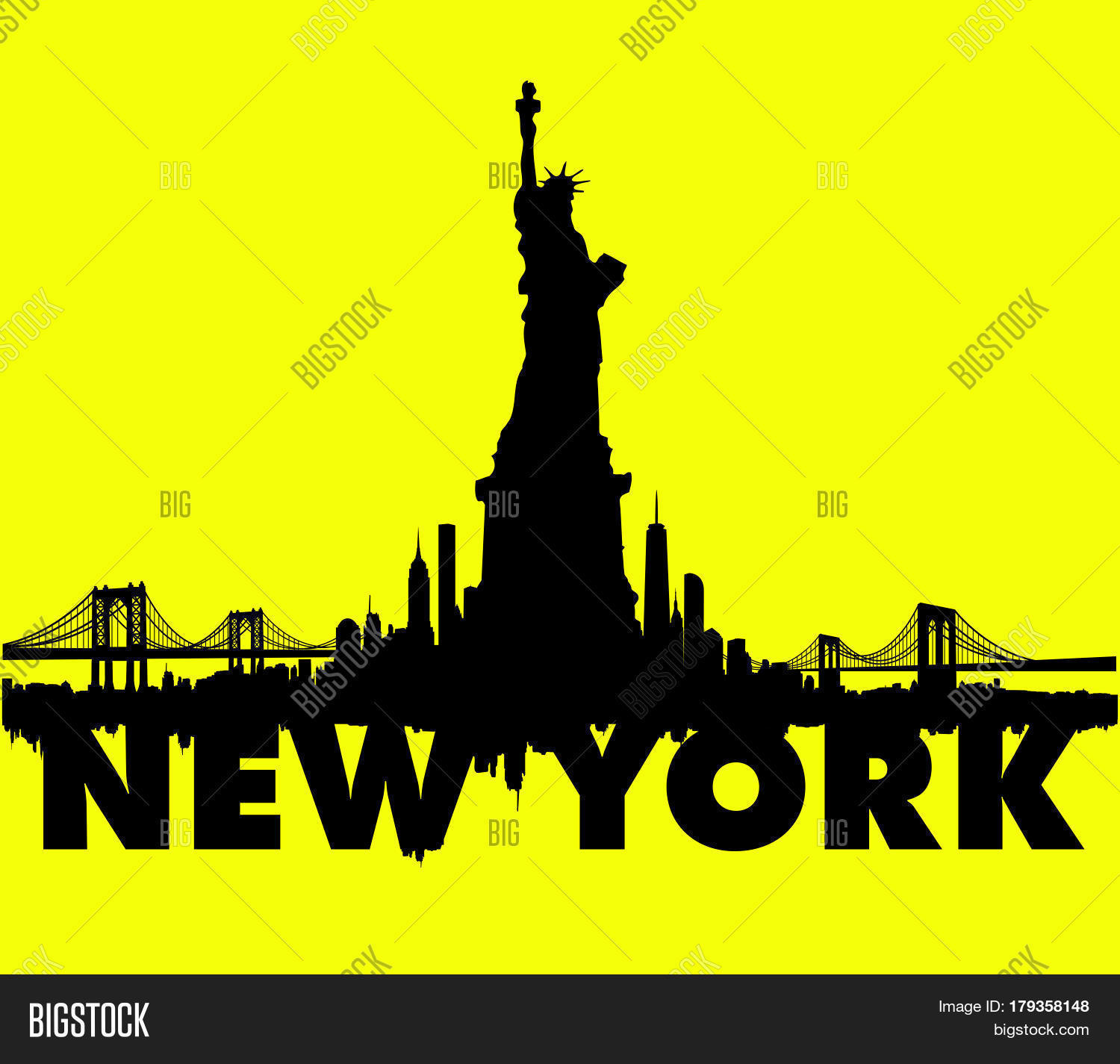 Yellow New York City Vector & Photo (Free Trial) | Bigstock