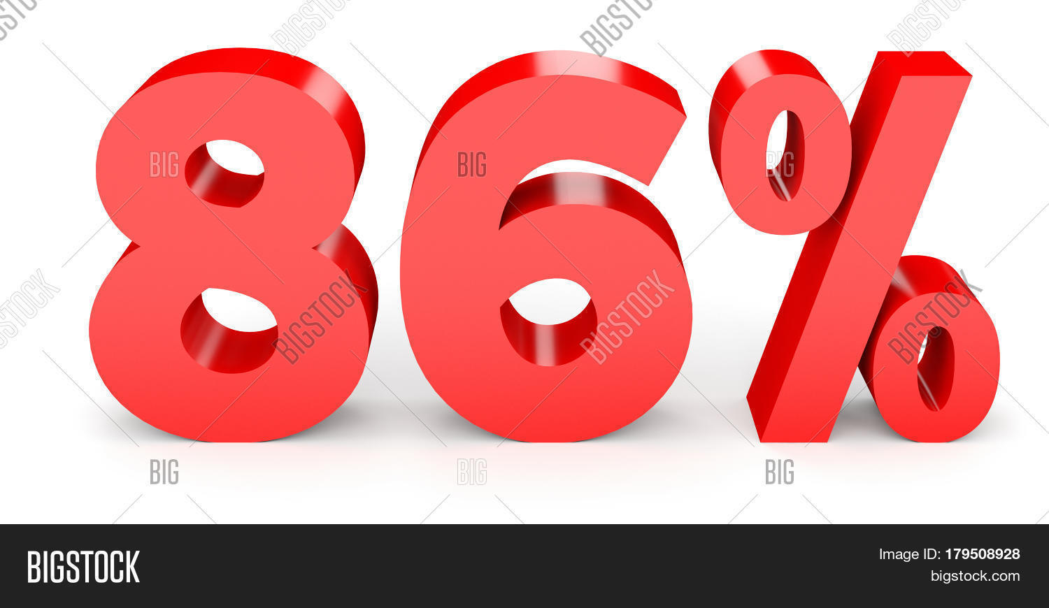 Eighty Six Percent Off Image & Photo (Free Trial) | Bigstock