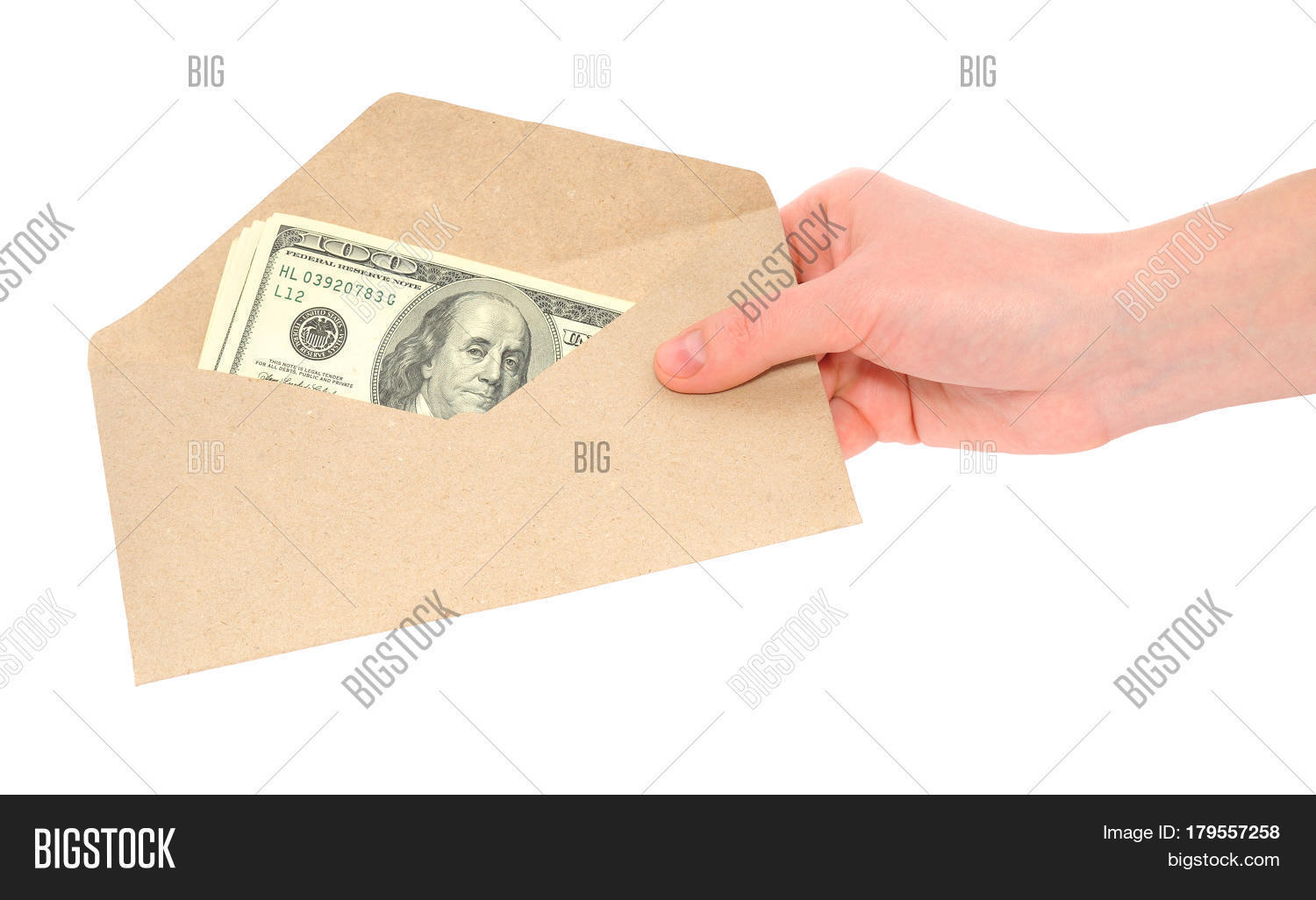 Hand Money Envelope Image & Photo (Free Trial) | Bigstock