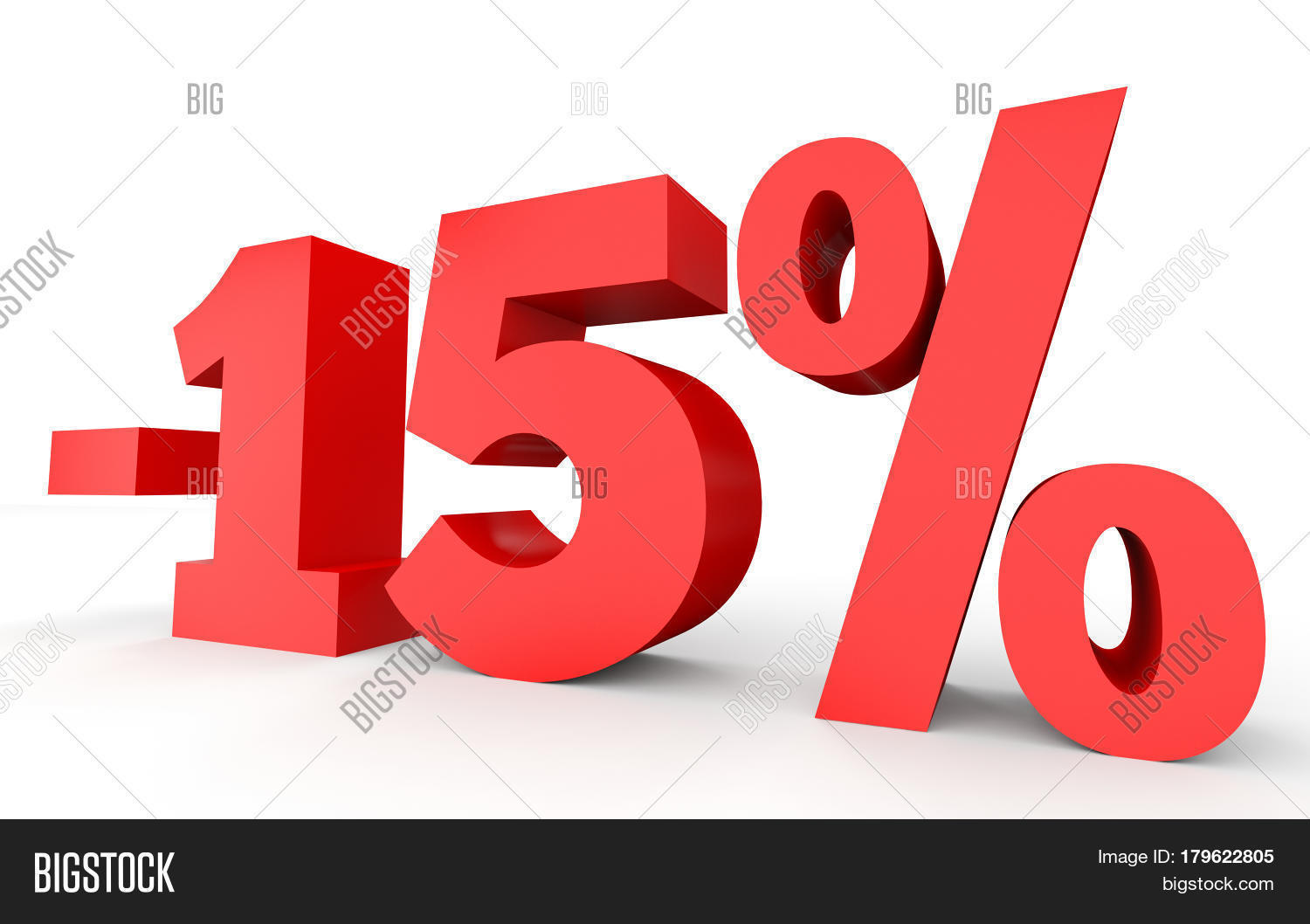 Minus Fifteen Percent Image & Photo (Free Trial) | Bigstock