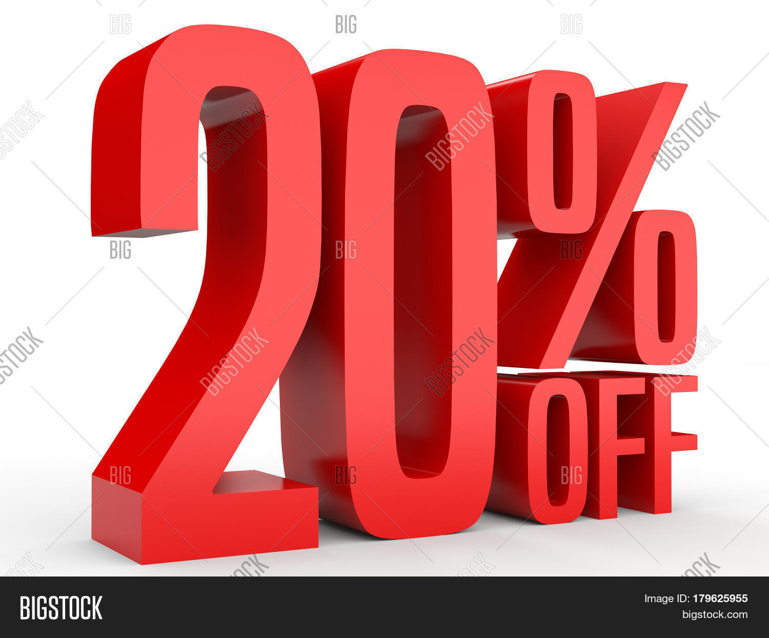 Twenty Percent Off. Image & Photo (Free Trial) | Bigstock