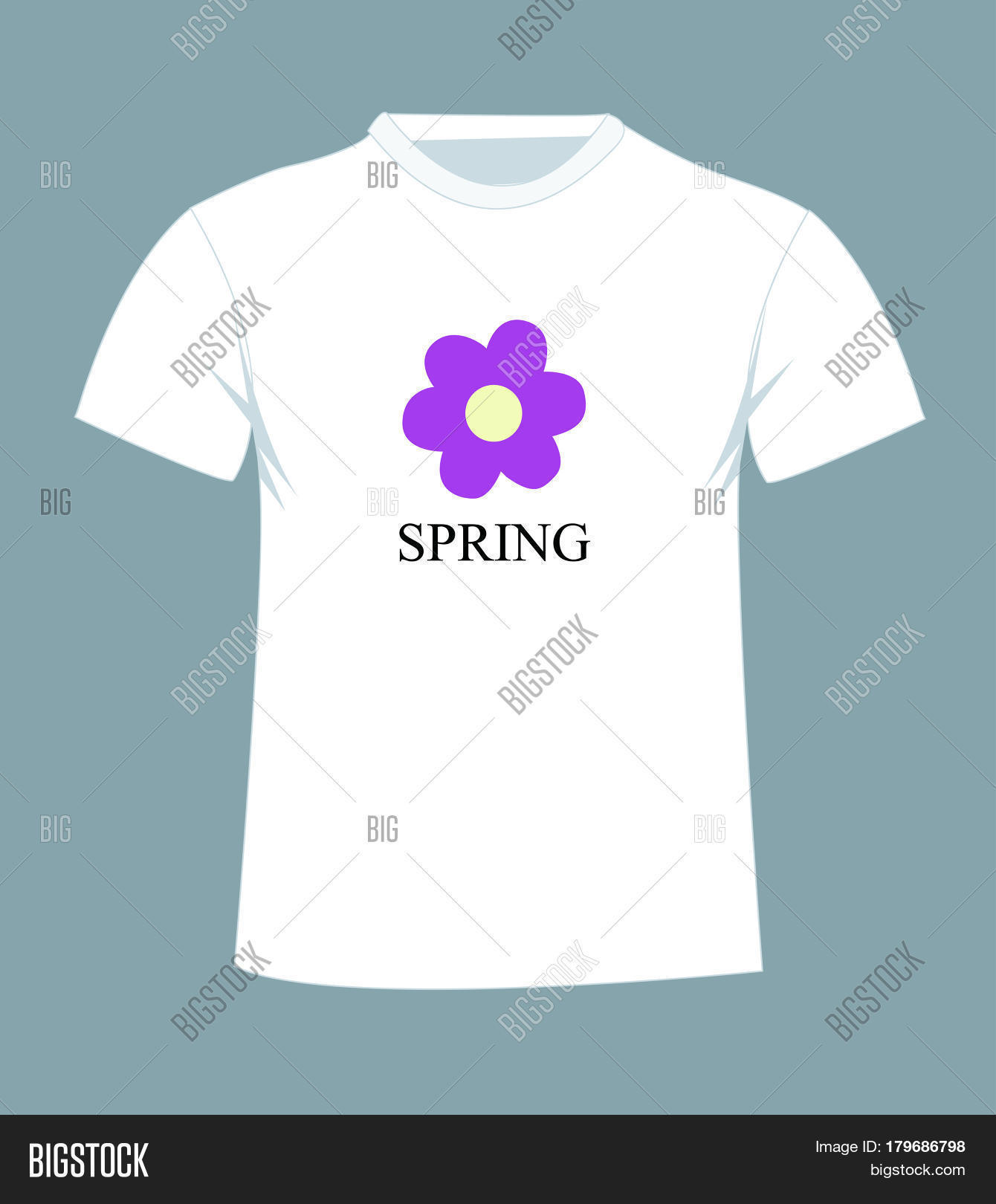 T-shirt Design Spring Vector & Photo (Free Trial) | Bigstock