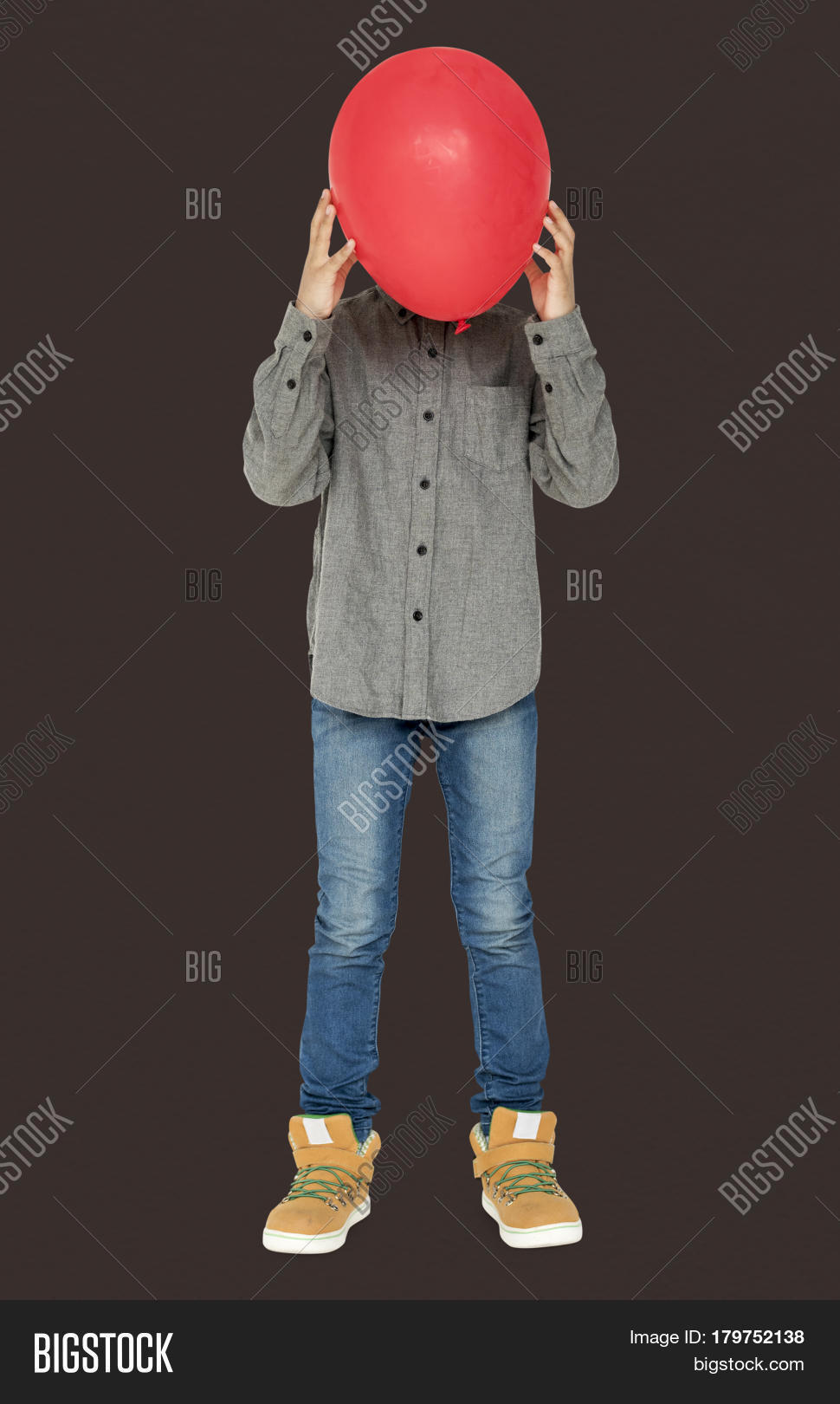 Little Boy Hide Face Image & Photo (Free Trial) | Bigstock