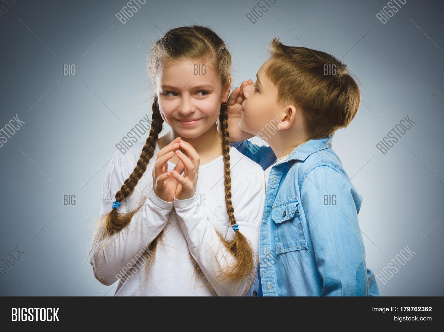 Teenage Boy Whispering Image & Photo (Free Trial) | Bigstock