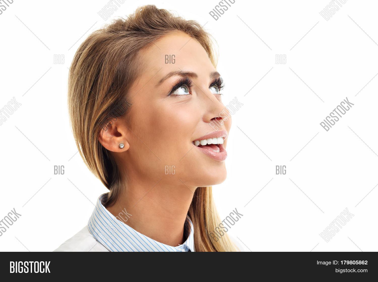 Profile Woman Smiling Image & Photo (Free Trial) | Bigstock