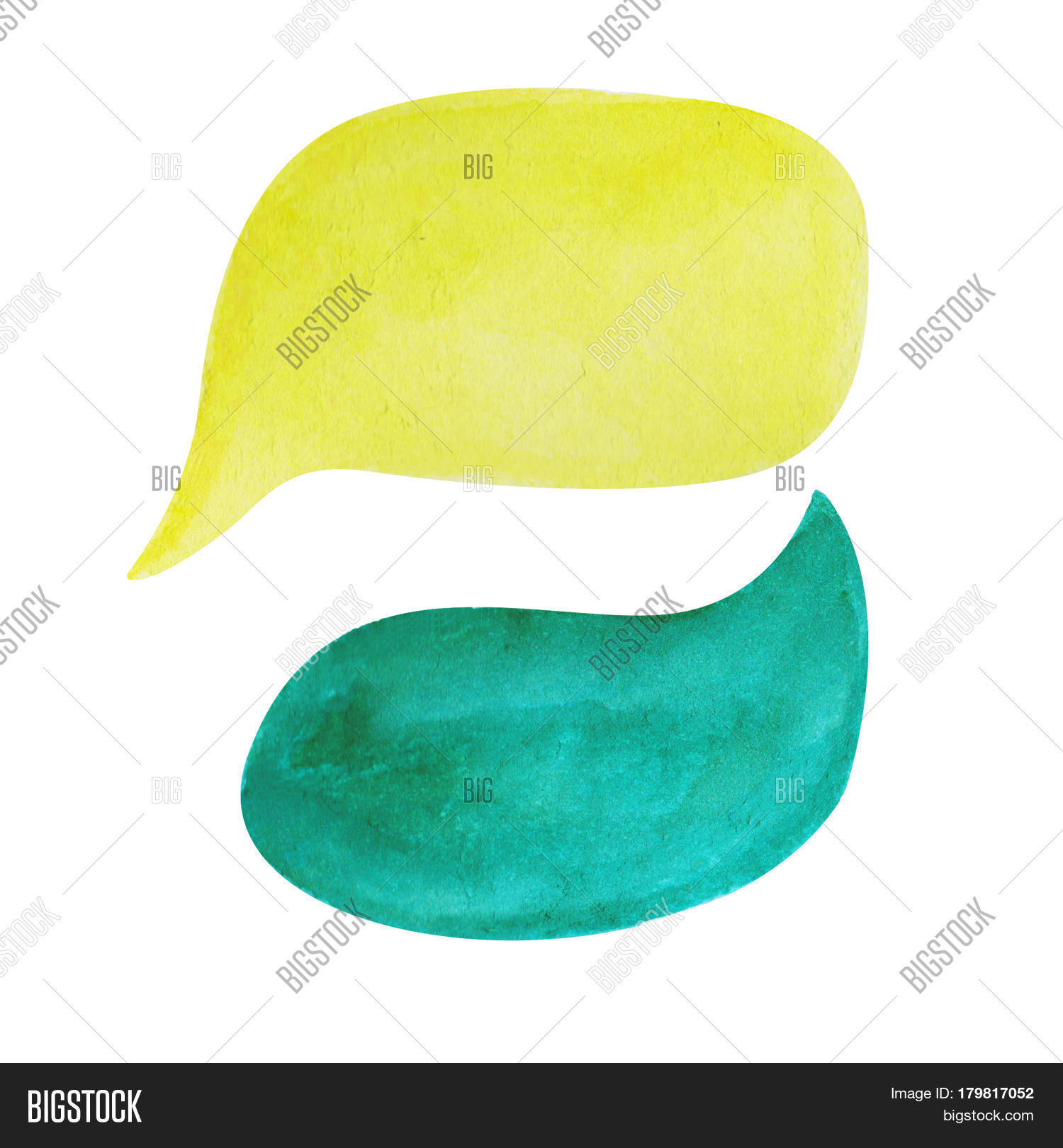 Watercolor Speech Image & Photo (Free Trial) | Bigstock
