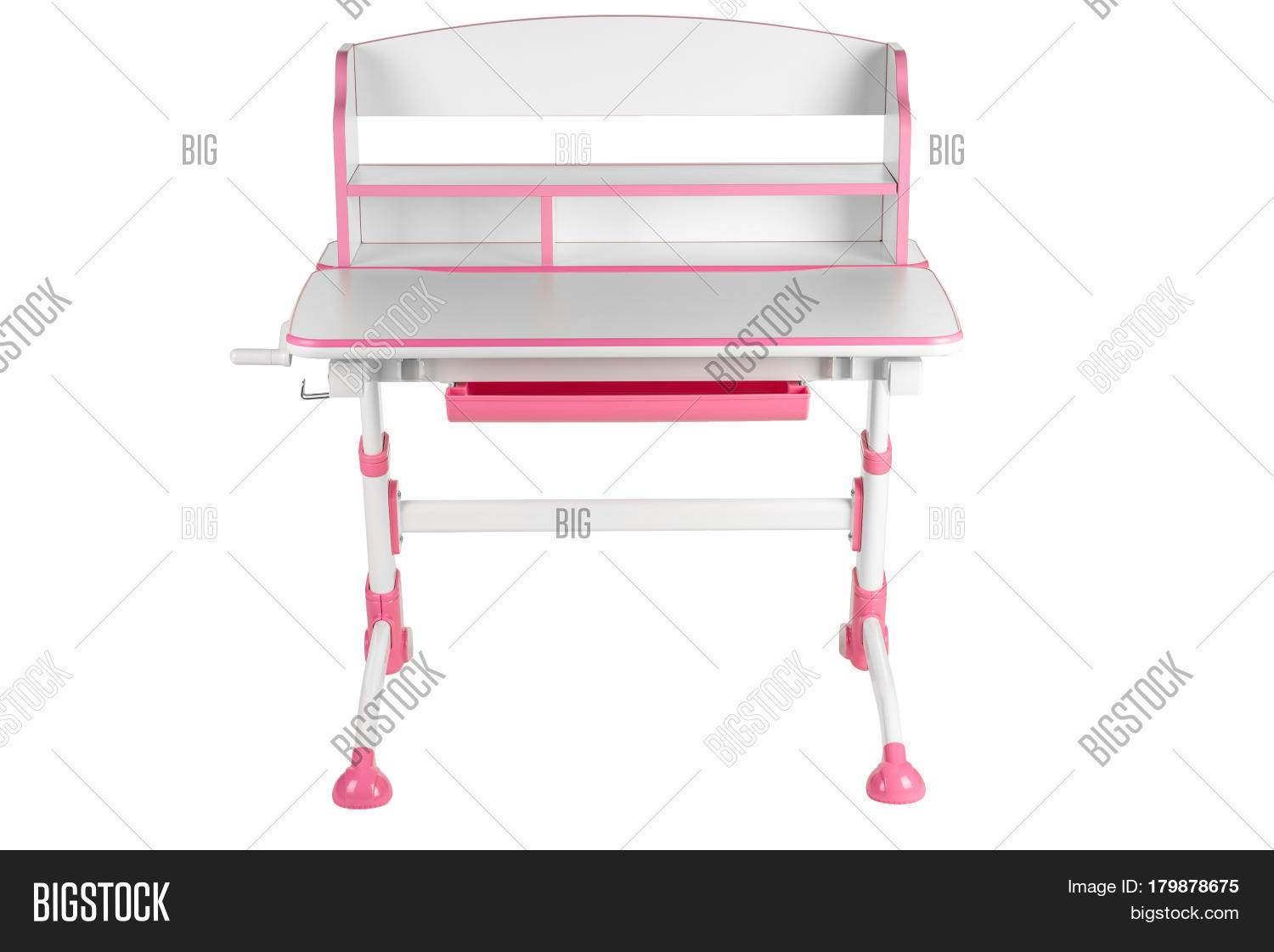 Pink School Desk Image & Photo (Free Trial) | Bigstock