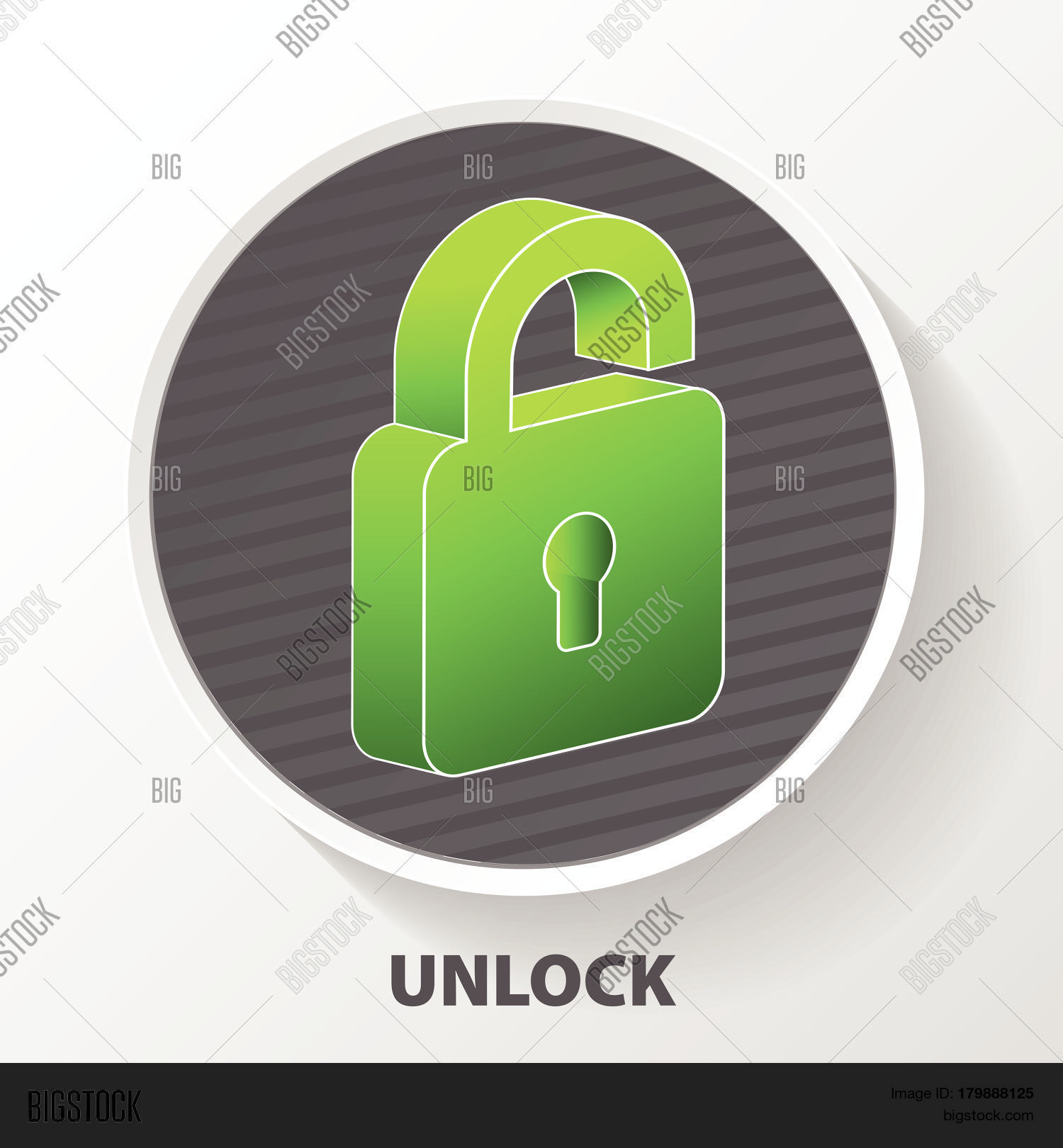 Flat Lock Keyhole Vector & Photo (Free Trial) | Bigstock
