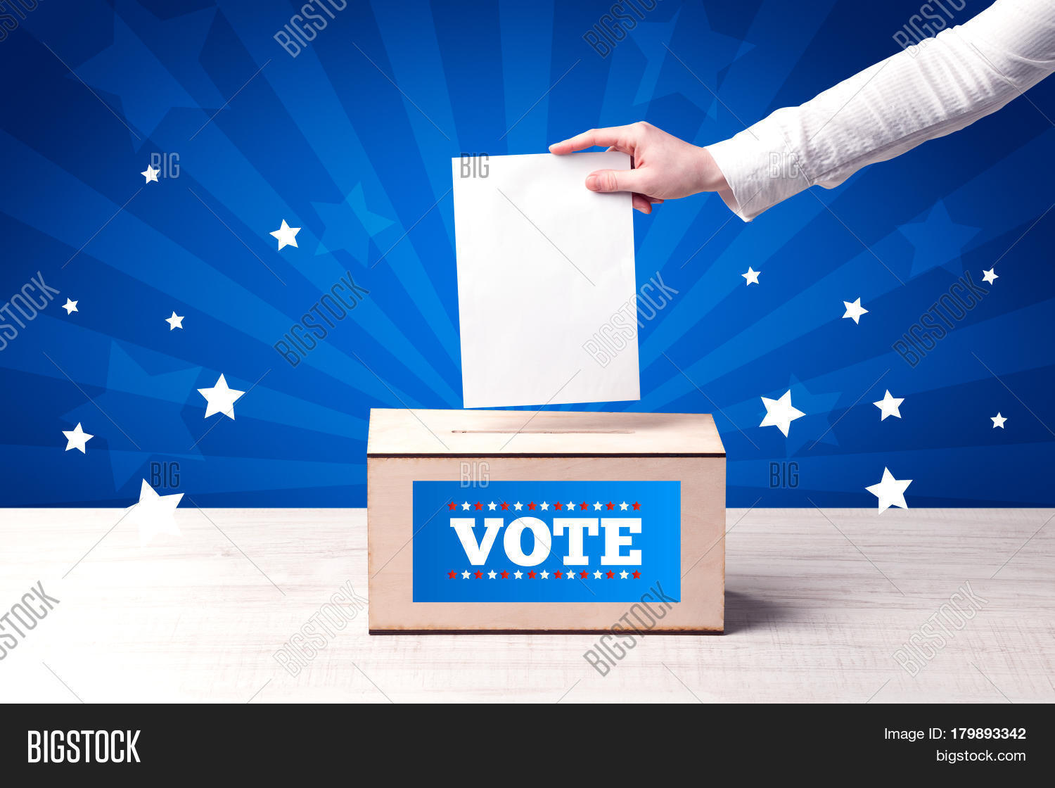 Voting Hand Ballot Image & Photo (Free Trial) | Bigstock