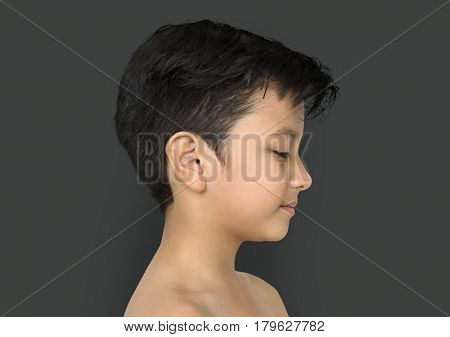 Little Boy Side View Image & Photo (Free Trial) | Bigstock