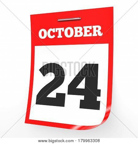 October 24. Calendar Image & Photo (Free Trial) | Bigstock