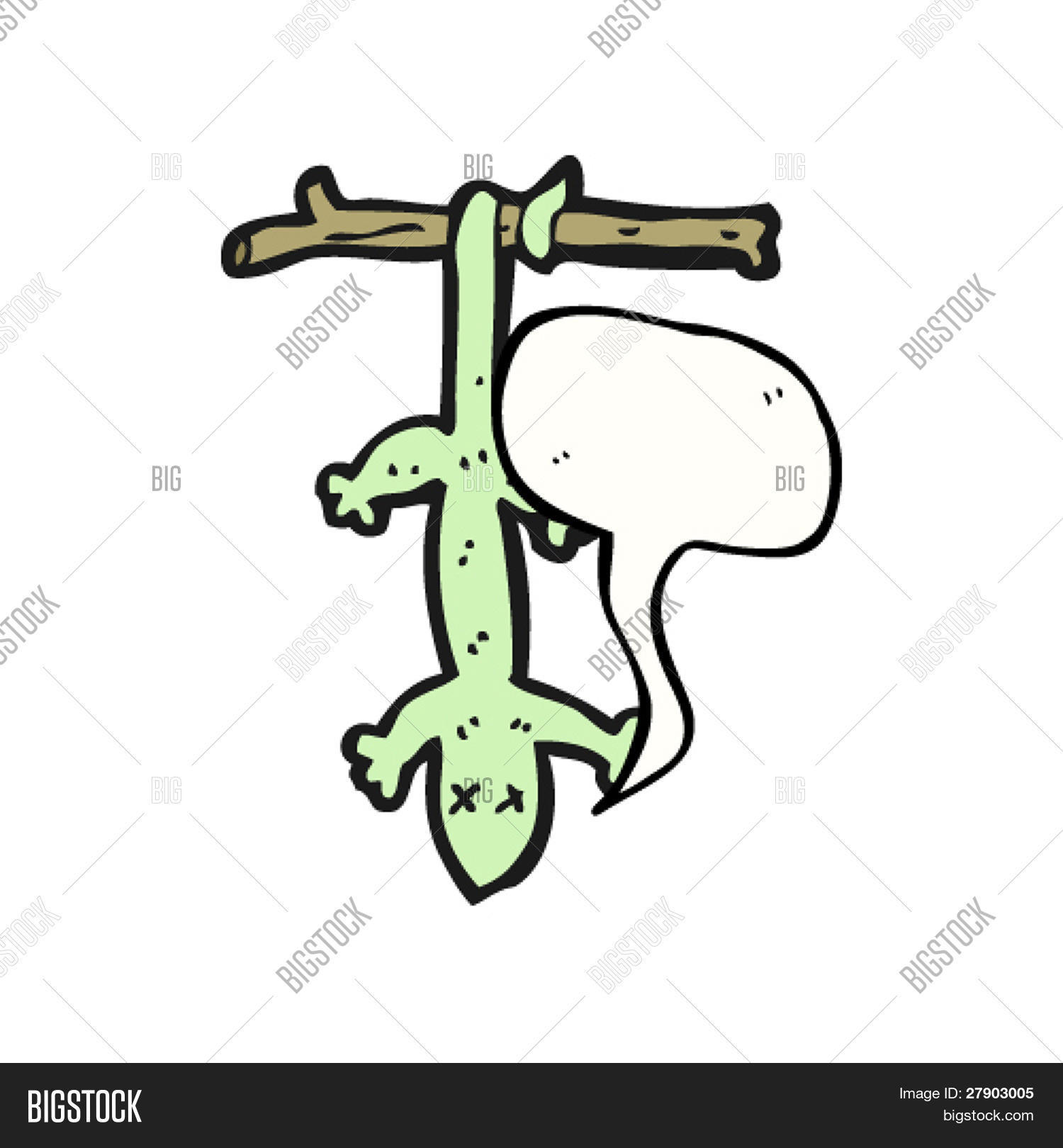Cartoon Dead Lizard Vector & Photo (Free Trial) | Bigstock