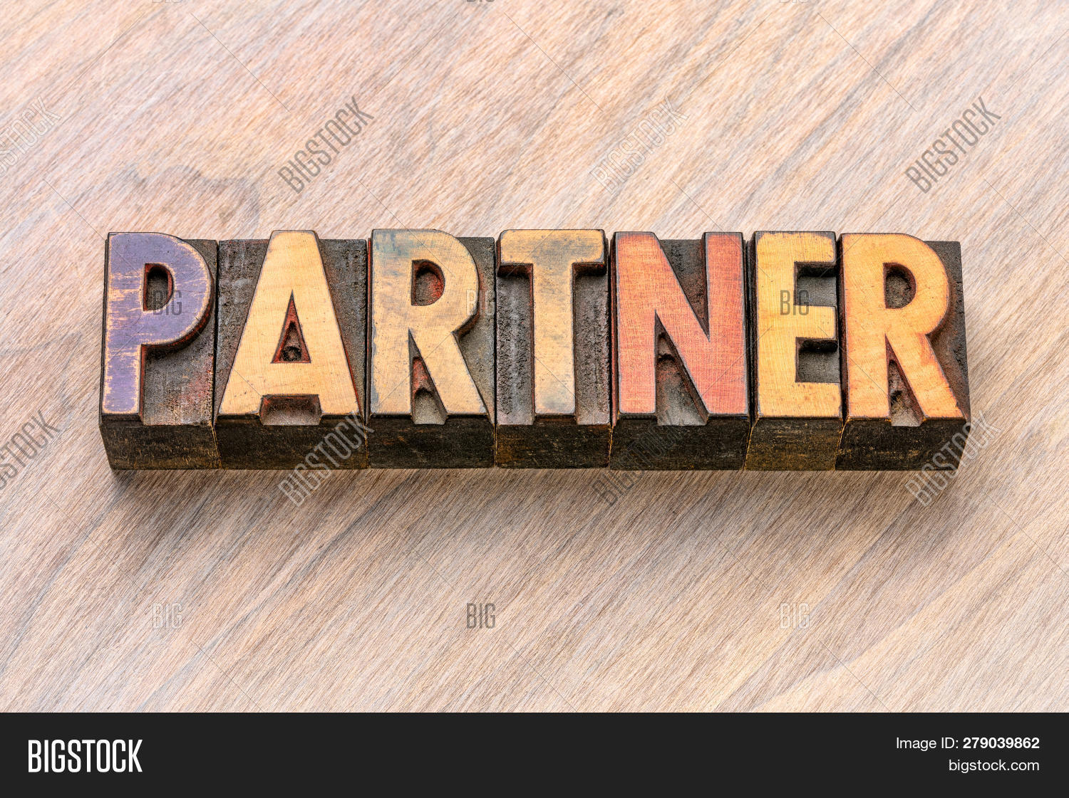Partner Word Vintage Image & Photo (Free Trial) | Bigstock