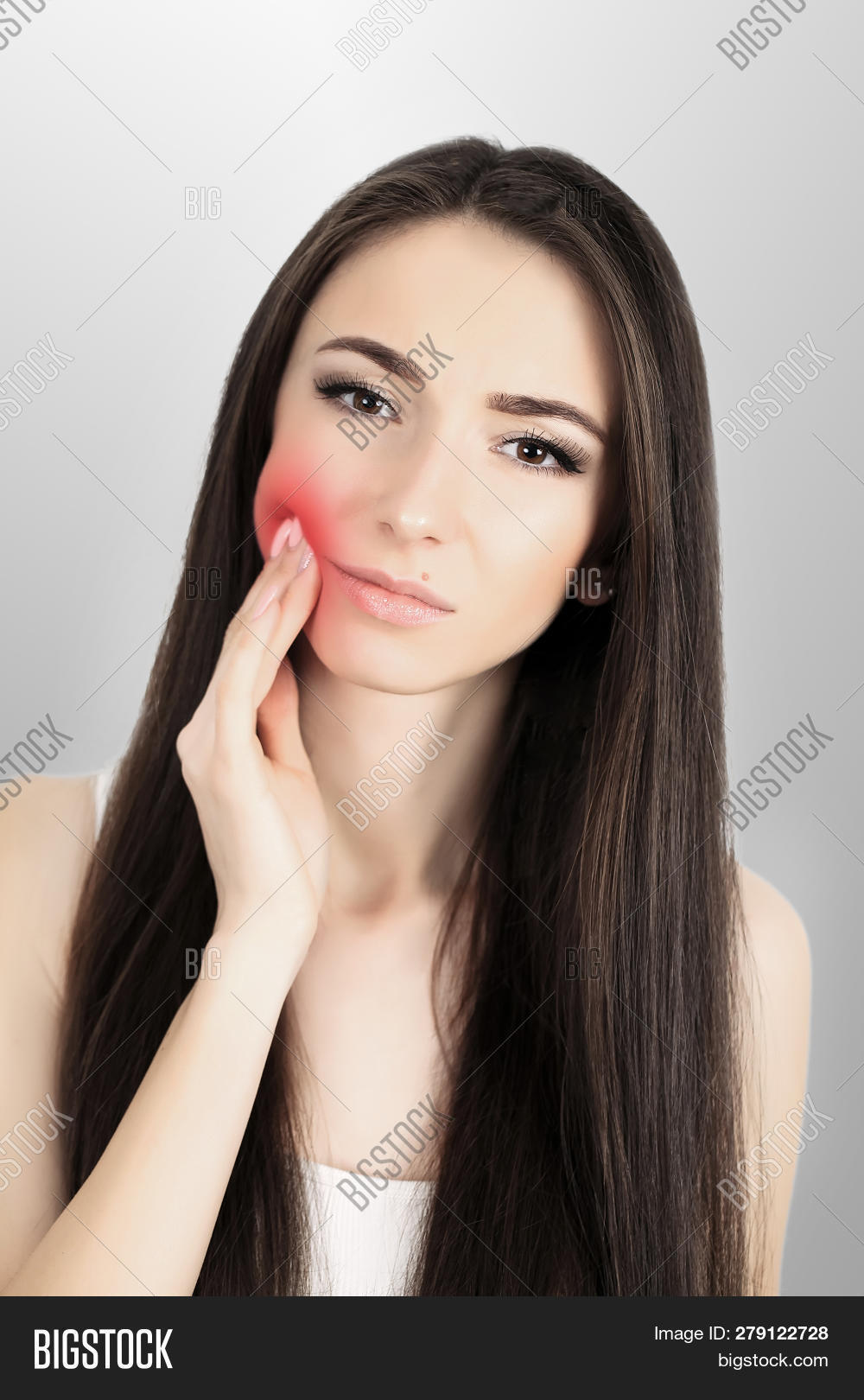 Woman Pain. Closeup Image & Photo (Free Trial) | Bigstock