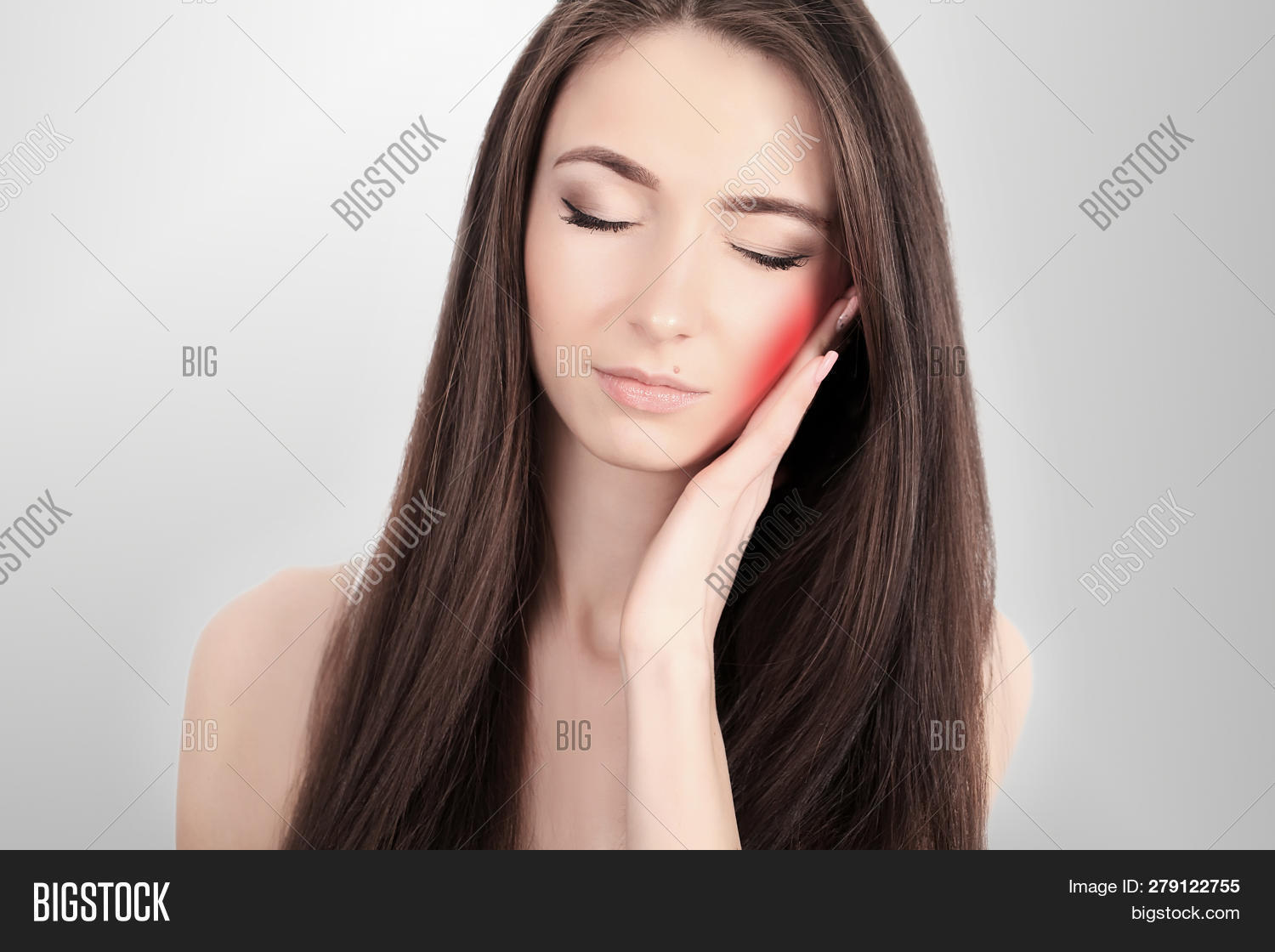 Woman Pain. Closeup Image & Photo (Free Trial) | Bigstock