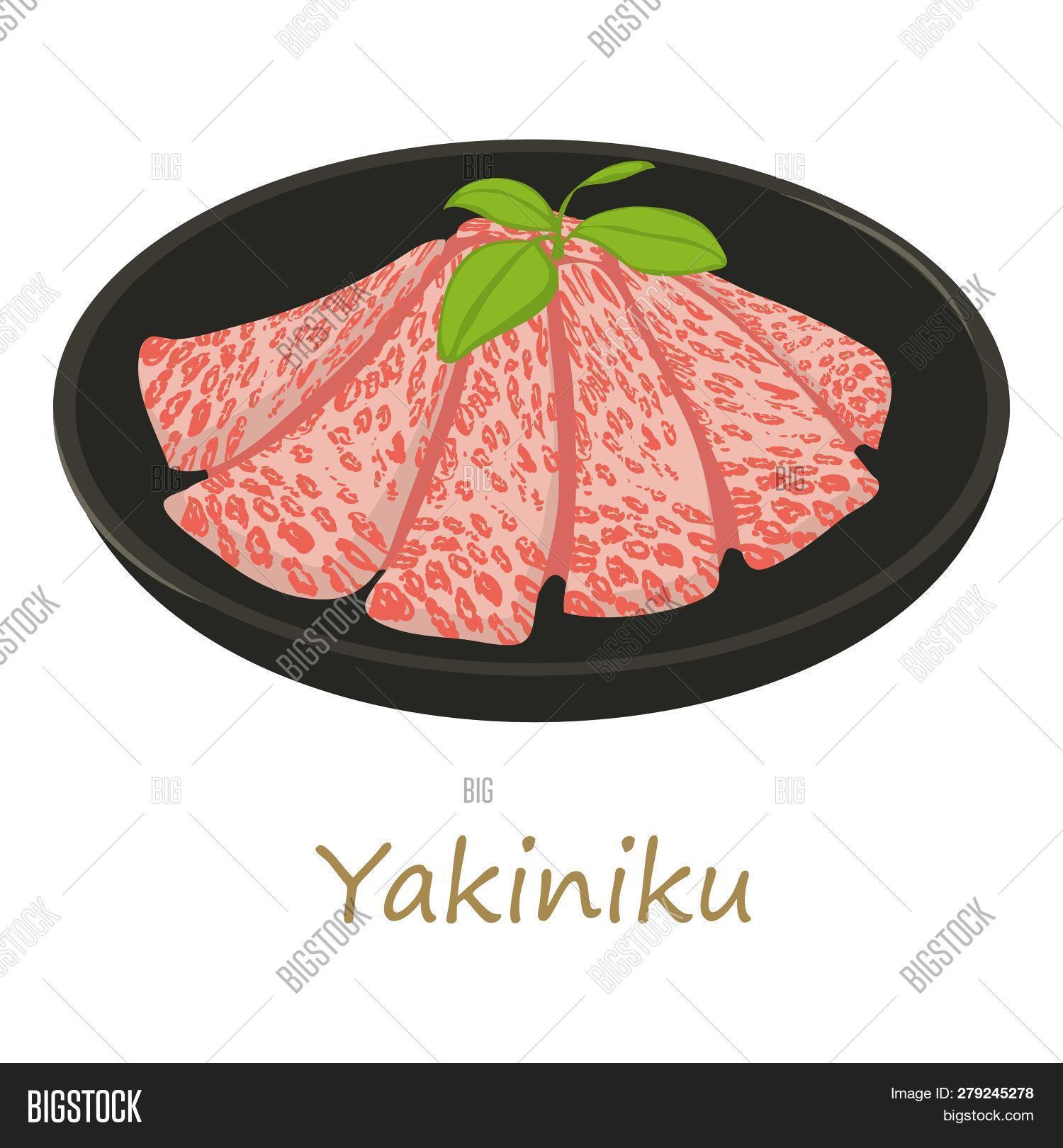 Yakiniku Icon. Cartoon Image & Photo (Free Trial) | Bigstock