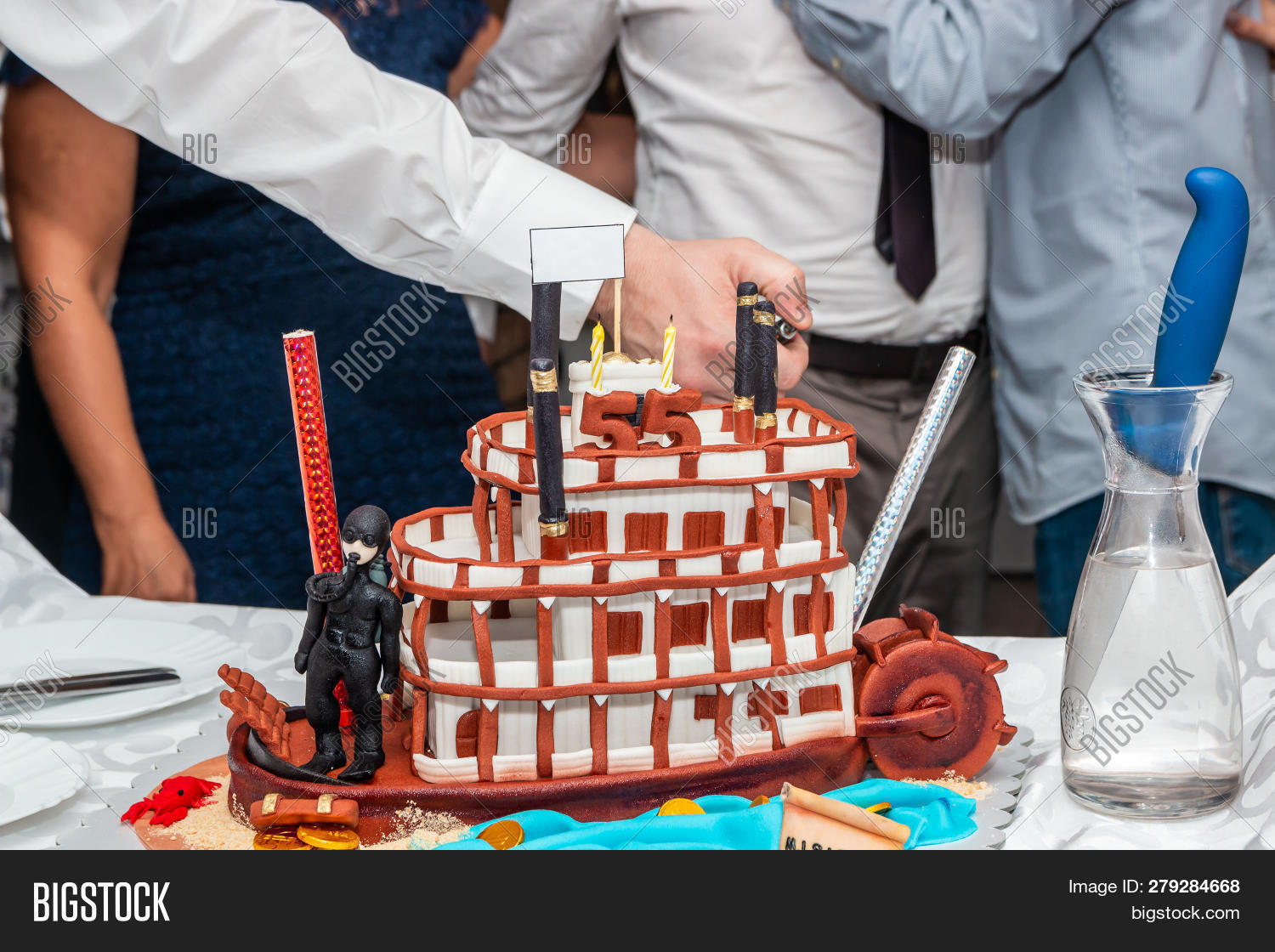 Ship Birthday Cake Image & Photo (Free Trial) | Bigstock