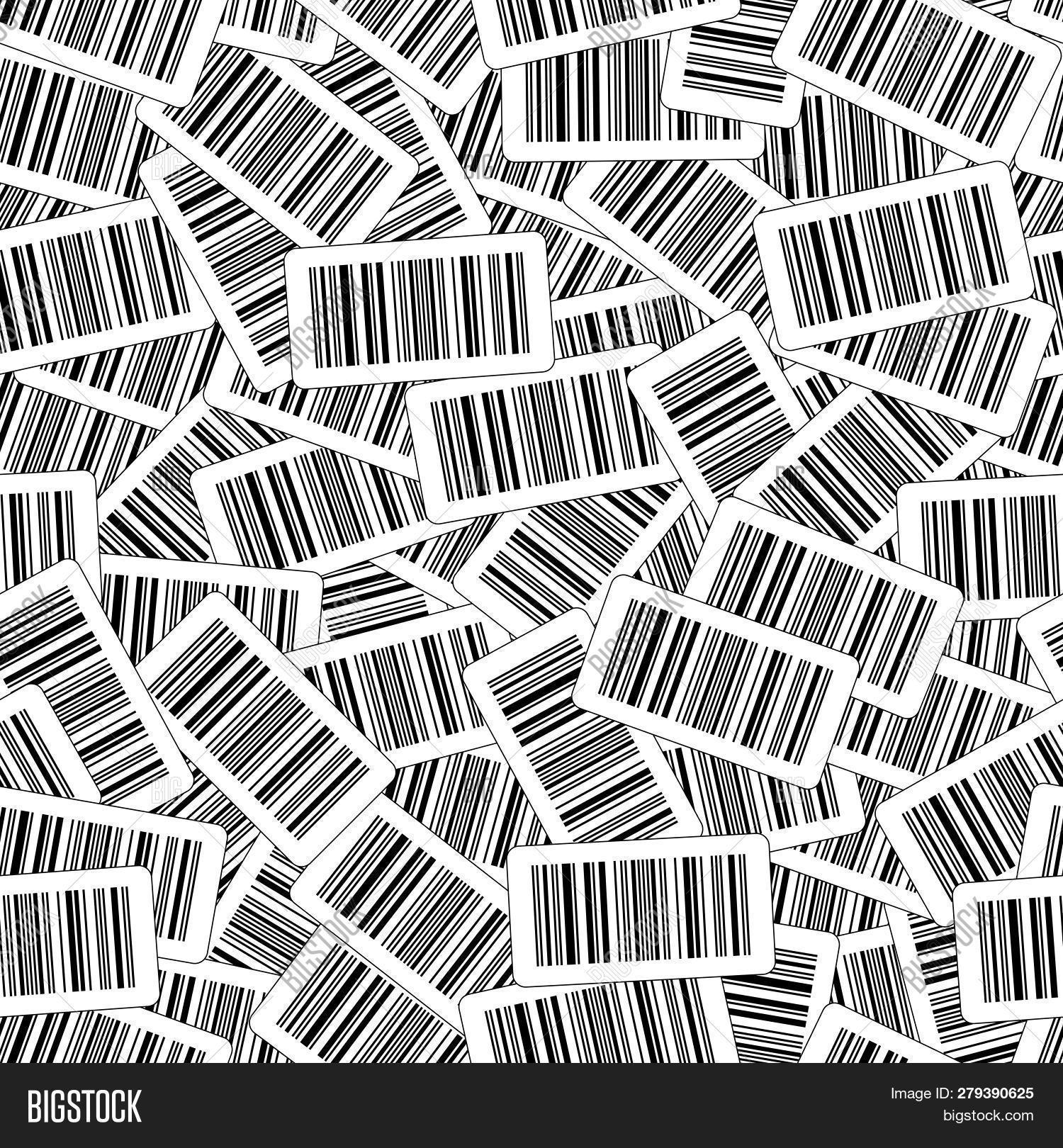 Bar Codes Seamless Vector & Photo (Free Trial) | Bigstock