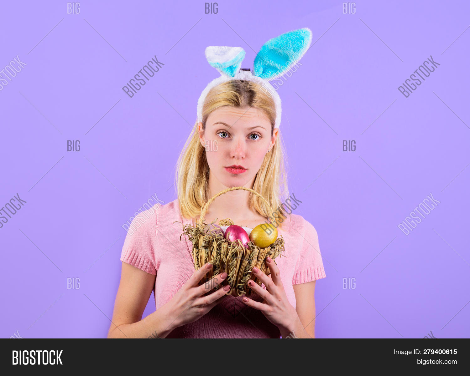 Happy Easter! Girl Image & Photo (Free Trial) | Bigstock