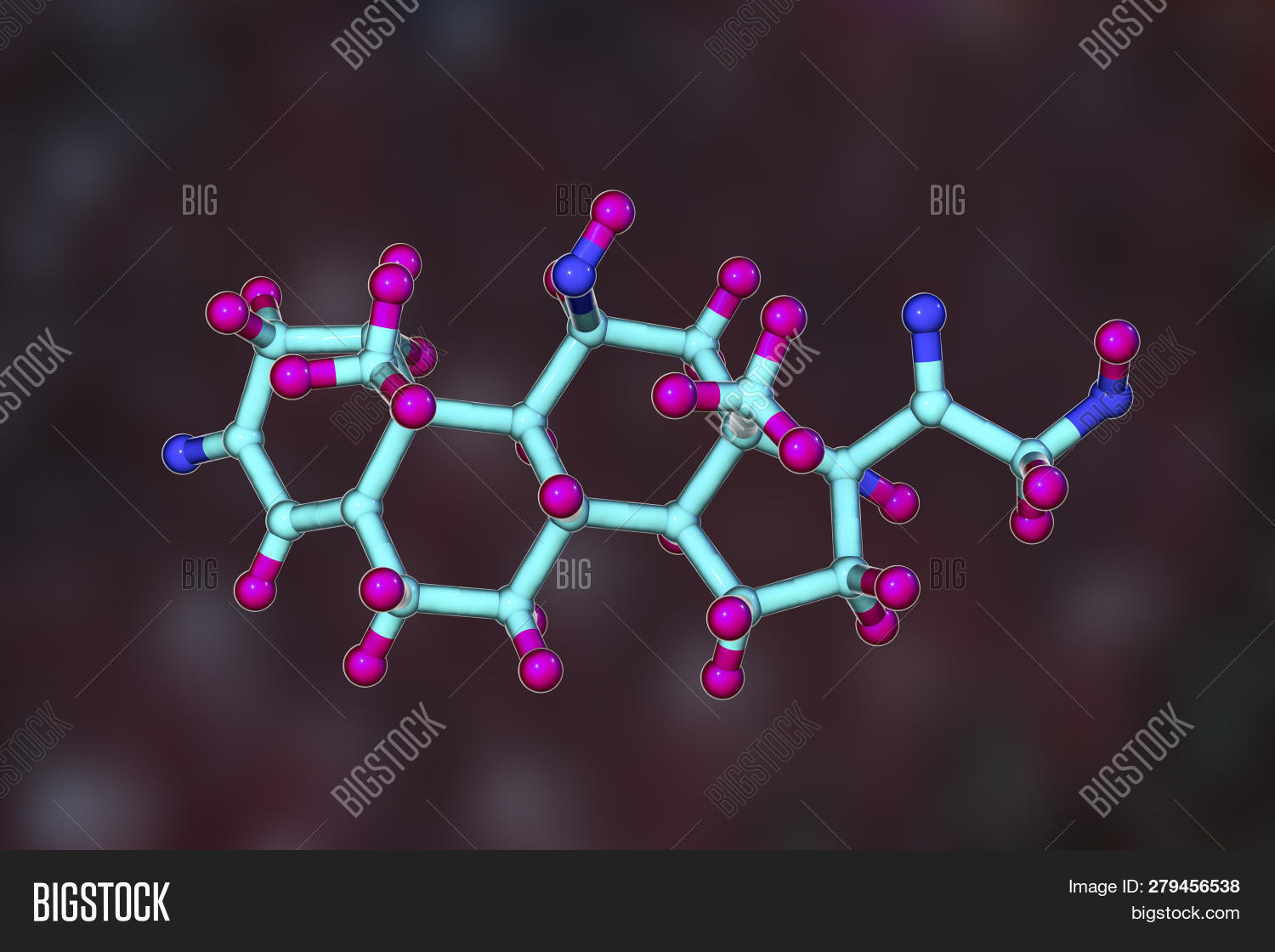 Molecule Cortisol Image & Photo (Free Trial) | Bigstock