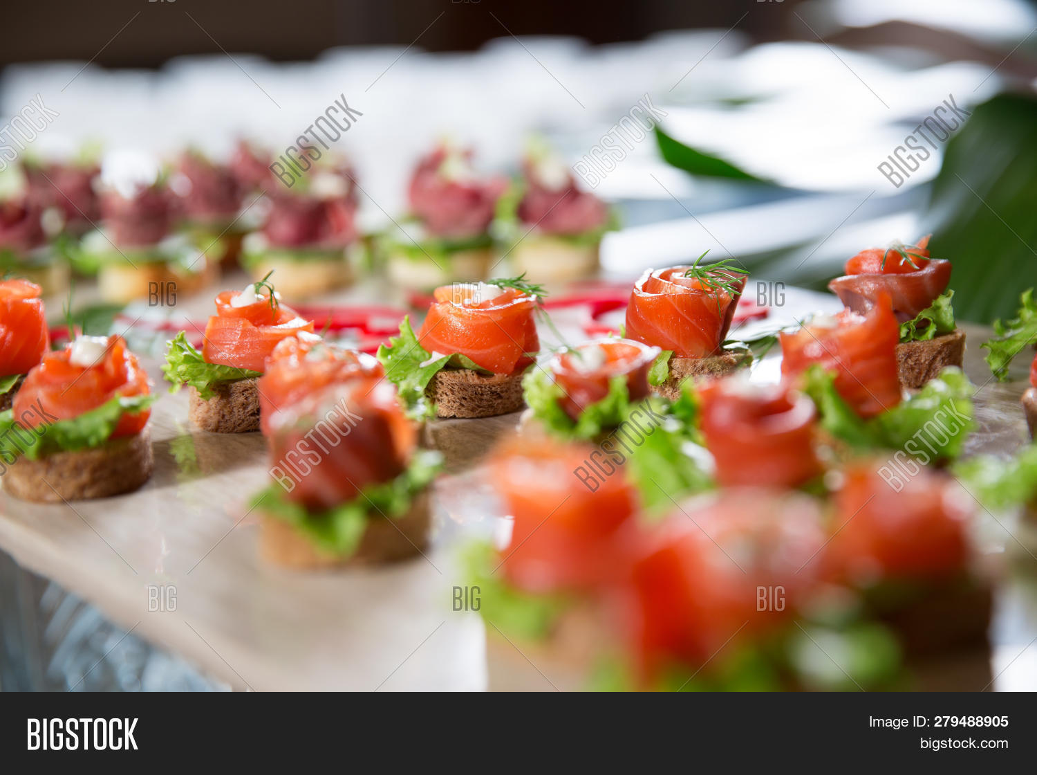 Mini Canapes Smoked Image & Photo (Free Trial) | Bigstock