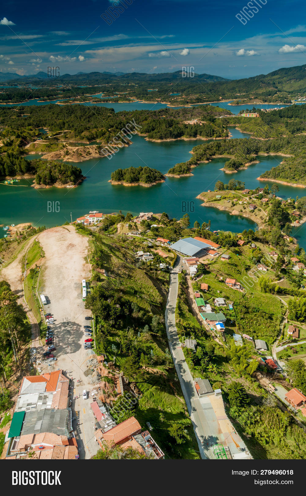 Aerial View Guatape Image & Photo (Free Trial) | Bigstock