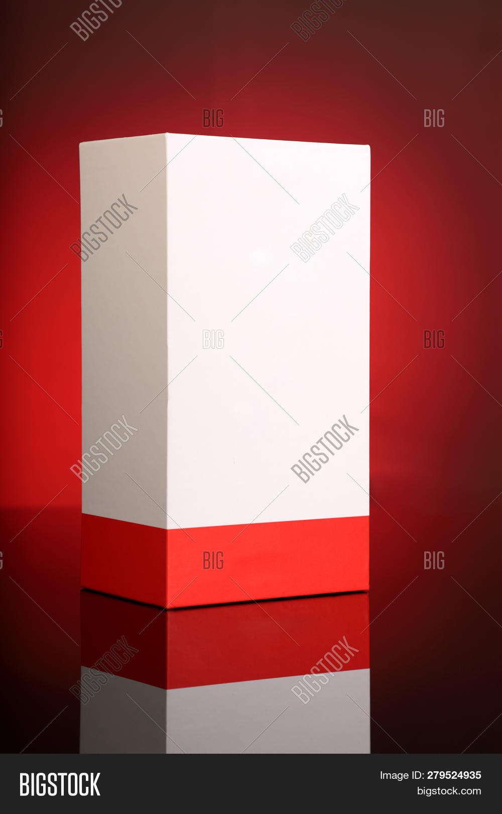 Blank Red White Image & Photo (Free Trial) | Bigstock
