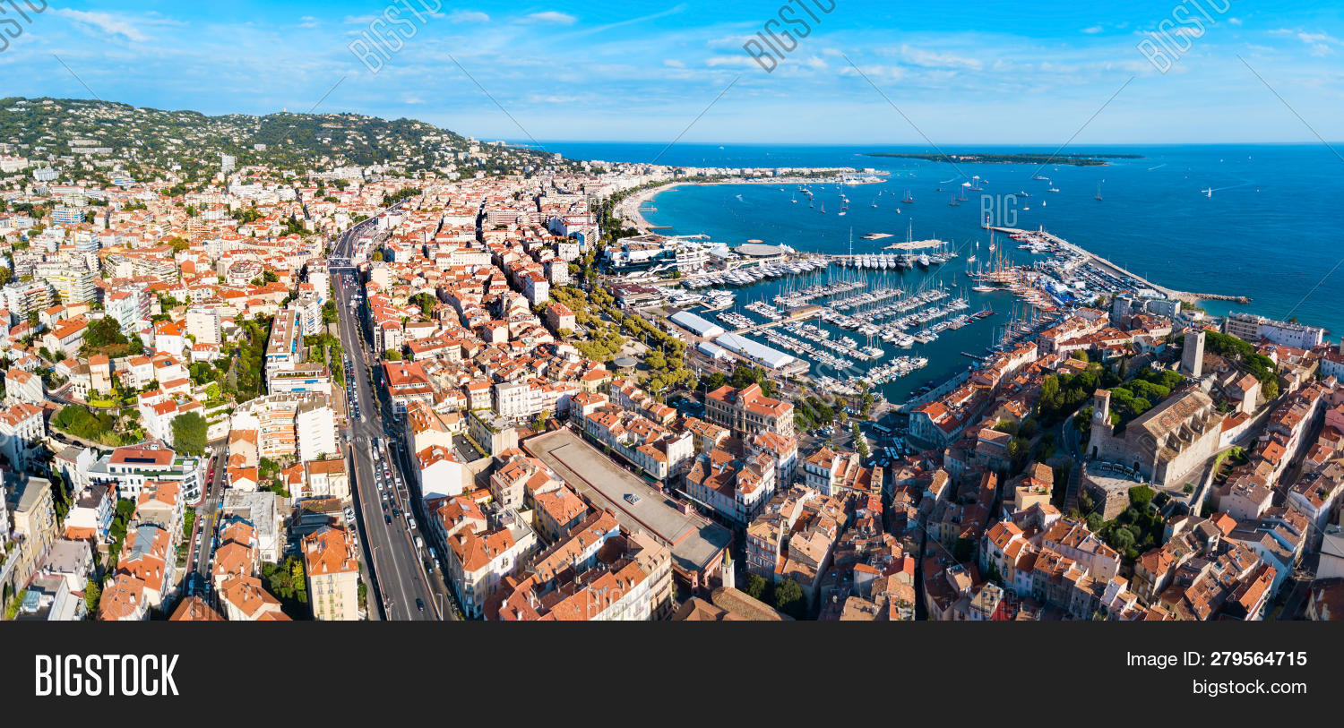 Cannes Aerial Image & Photo (Free Trial) | Bigstock