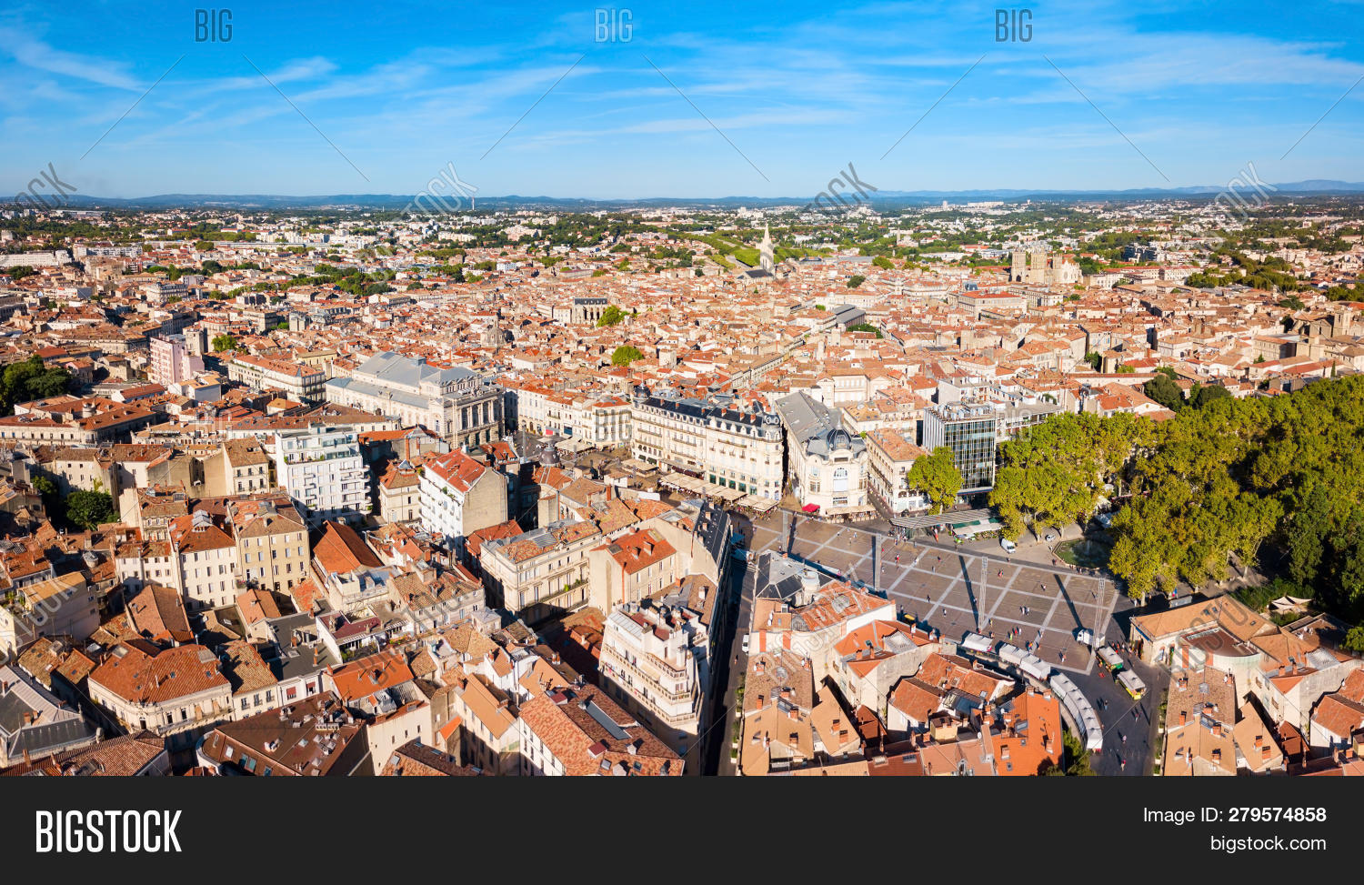 Montpellier Aerial Image & Photo (Free Trial) | Bigstock