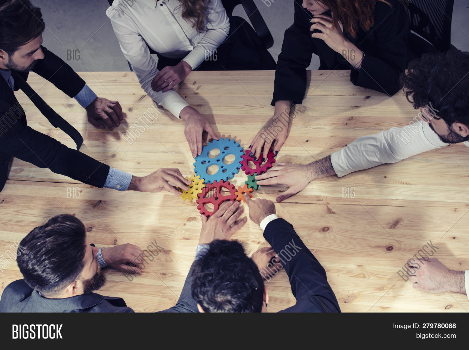 Business Team Connect Image & Photo (Free Trial) | Bigstock