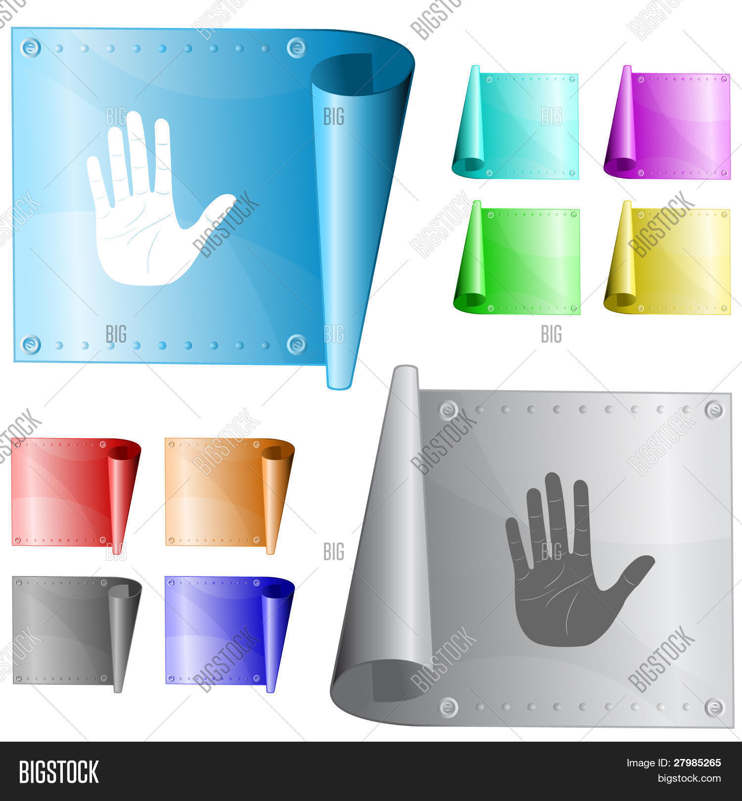 Stop Hand. Vector Vector & Photo (Free Trial) | Bigstock