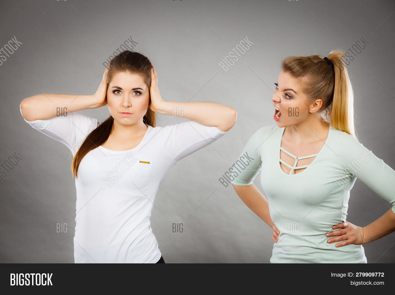 Two Women Having Argue Image & Photo (Free Trial) | Bigstock