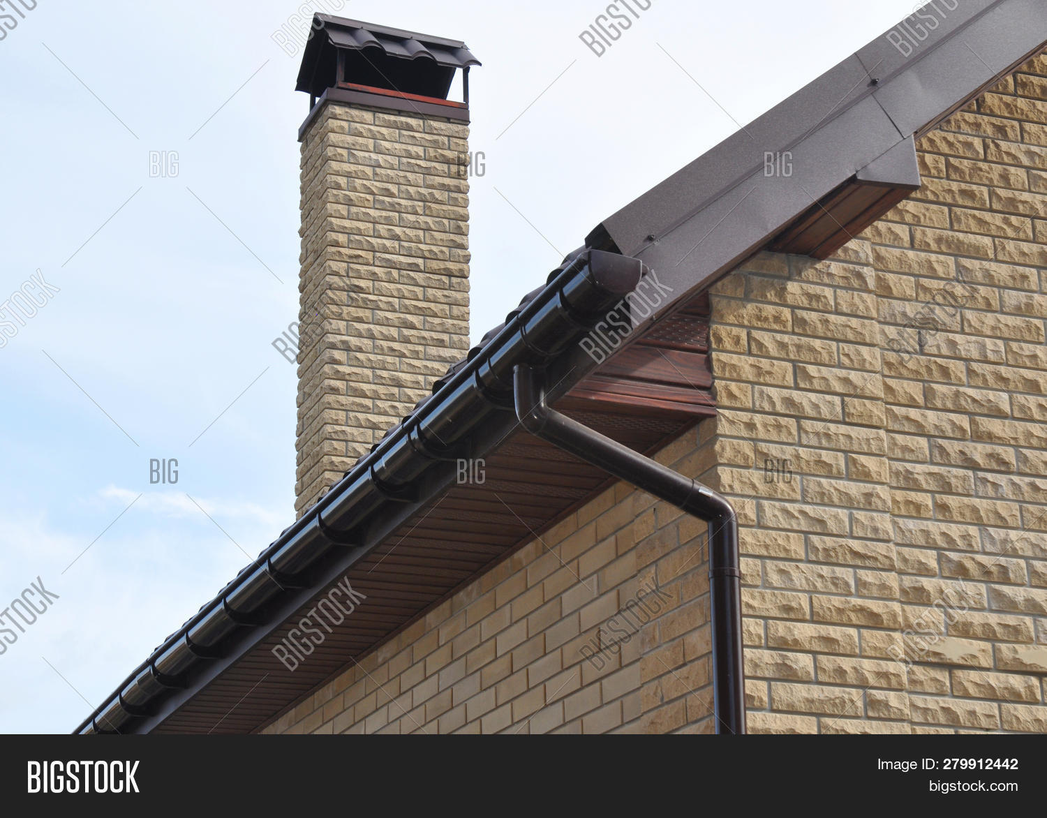 Rain Gutter Pipe Image & Photo (Free Trial) | Bigstock