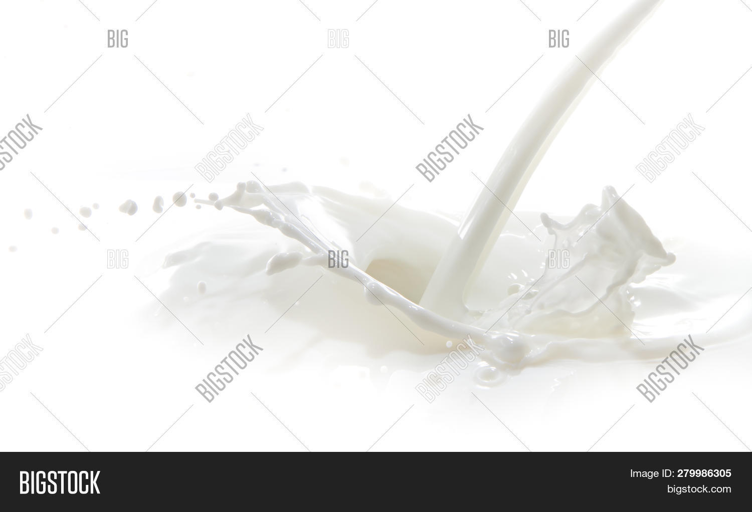 Pouring Milk Splash Image & Photo (Free Trial) | Bigstock