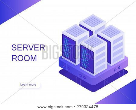 Concept Server Room. Vector & Photo (Free Trial) | Bigstock