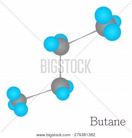 Butane 3d Molecule. Image & Photo (Free Trial) | Bigstock
