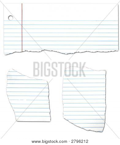 Ripped Looseleaf Paper Image & Photo (Free Trial) | Bigstock