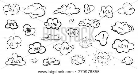 Clouds On Isolation Vector & Photo (Free Trial) | Bigstock