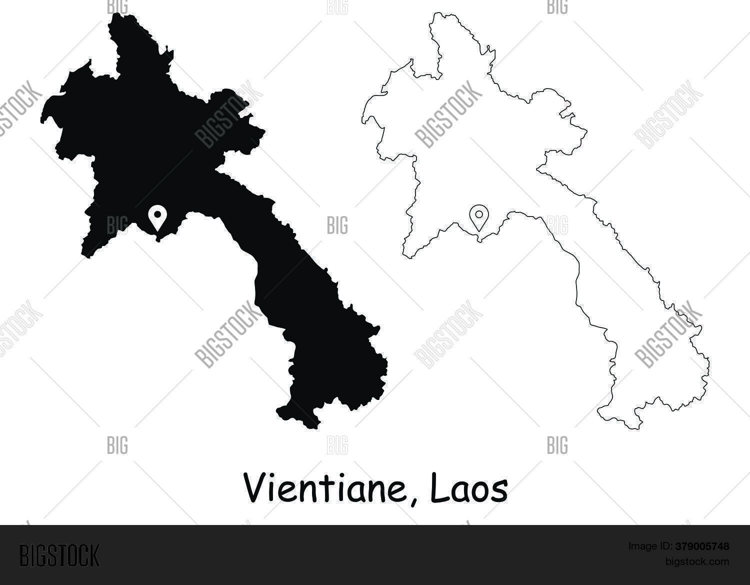 Vientiane Laos. Vector & Photo (Free Trial) | Bigstock
