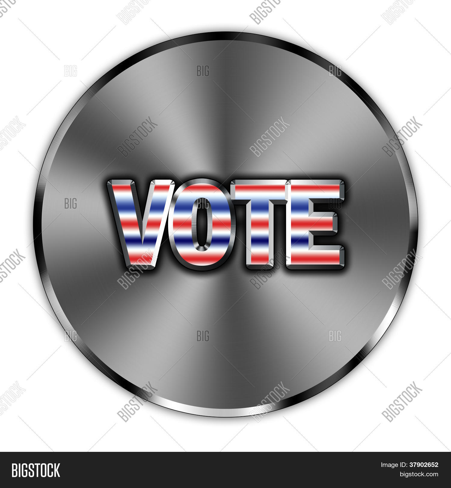 Vote Button Image & Photo (Free Trial) | Bigstock