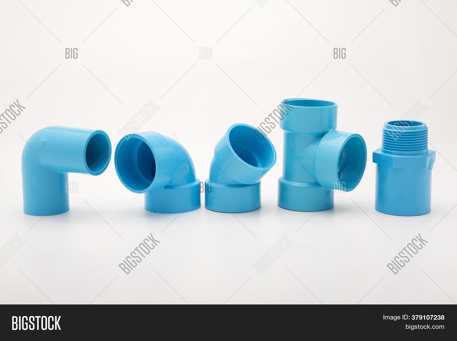 Blue Pvc Pipe Image & Photo (Free Trial) | Bigstock