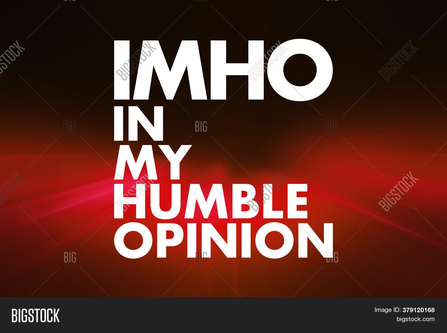 Imho - My Humble Image & Photo (Free Trial) | Bigstock