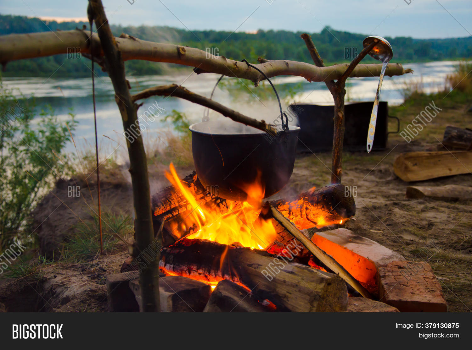Camping Cauldron. Image & Photo (Free Trial) | Bigstock