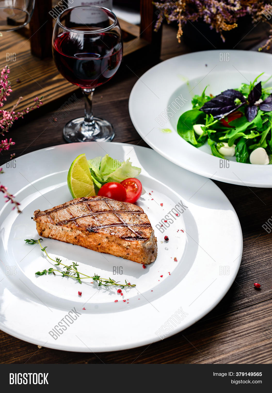 Barbecue Tuna Steak Image & Photo (Free Trial) | Bigstock